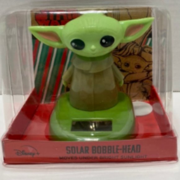 Star Wars | Holiday | Star Wars The Mandalorian Grogu Solar Bobbler ...